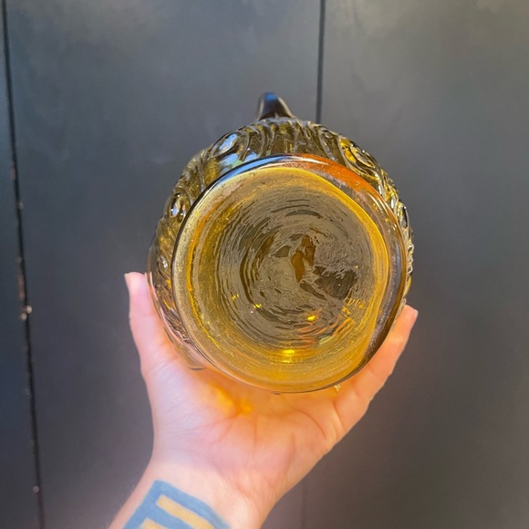 Vintage | Kitchen | Vintage Friar Tuck Monk Amber Glass Pitcher | Poshmark